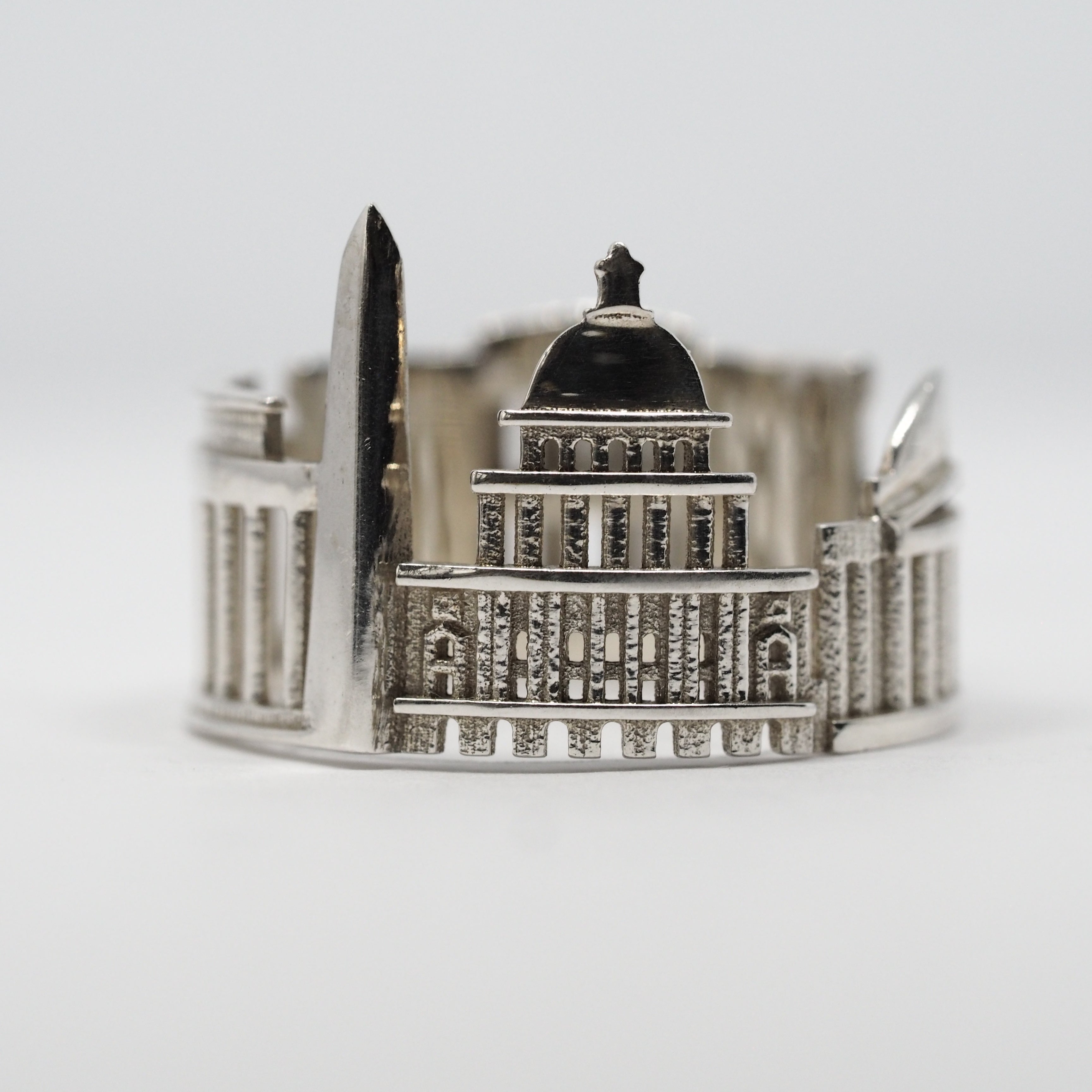 Washington DC Landmarks Statement Ring Size 5 - 13 – Cityscape Rings