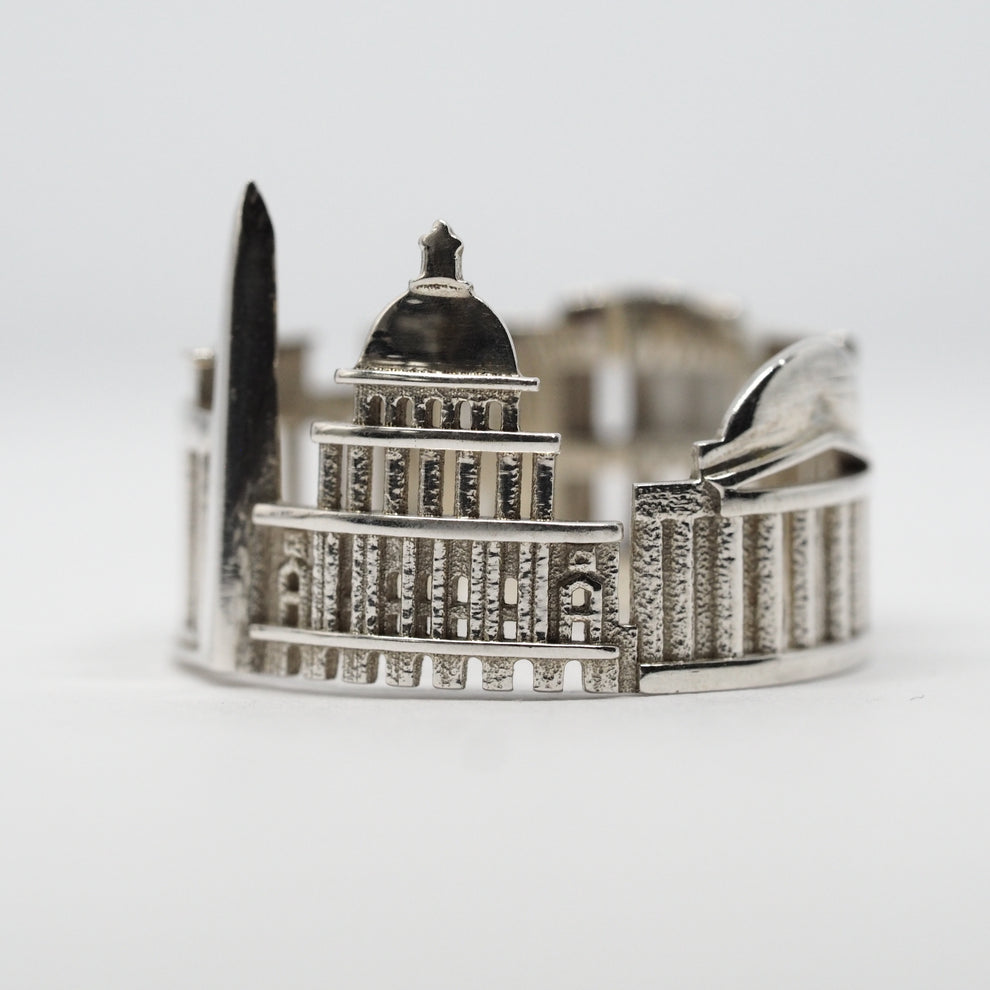 Washington DC Landmarks Statement Ring Size 5 - 13 – Cityscape Rings