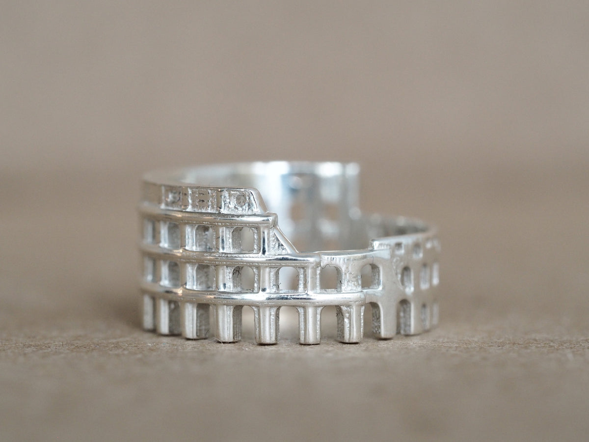 Colosseum Ring | Roman Holidays Gift | by Ola Shekhtman – Cityscape Rings